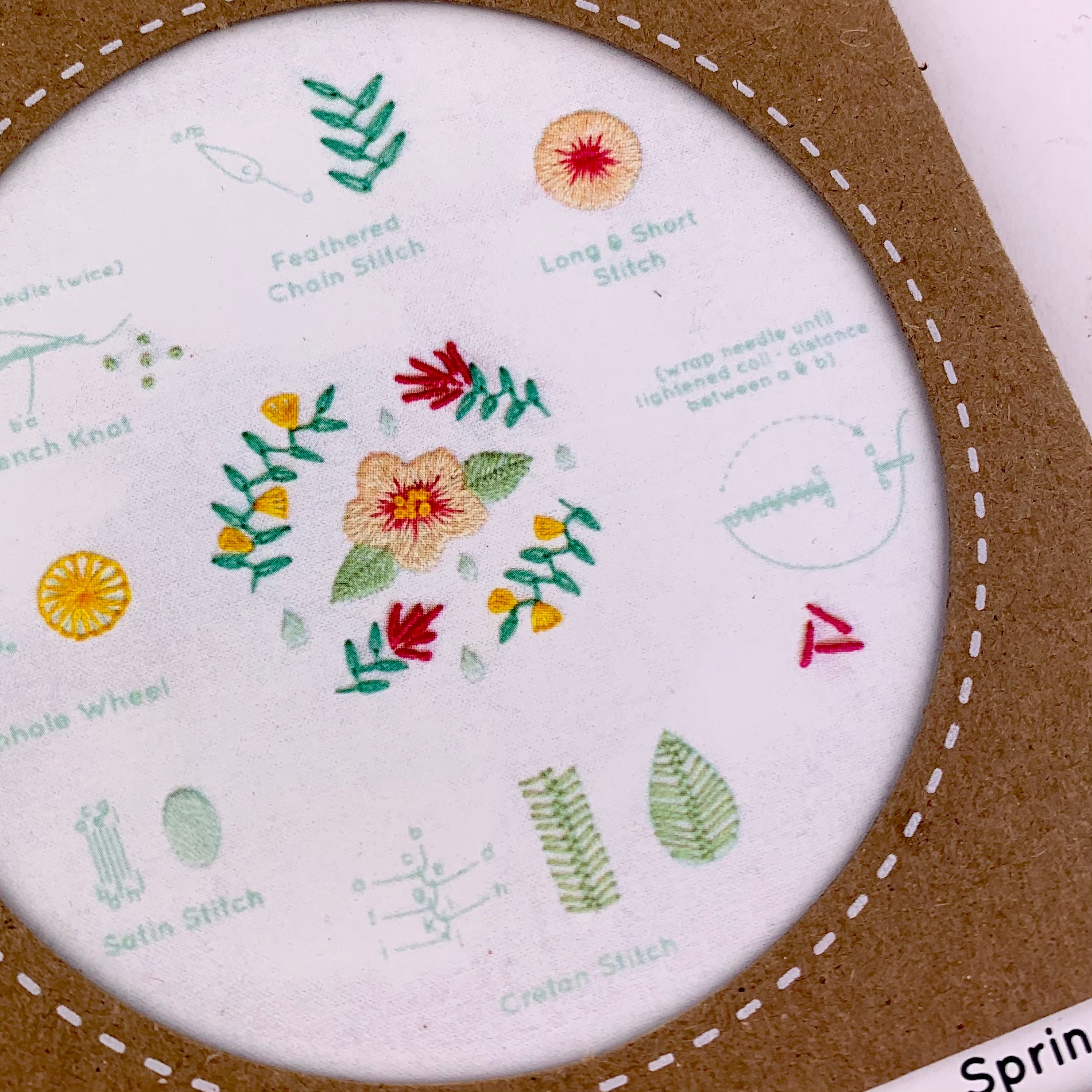Embroidery Stitch Sampler - Spring – Center Goods