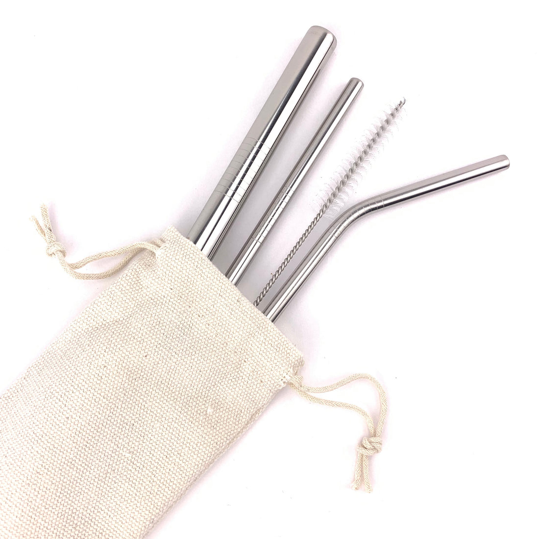 Stainless Steel Straw Set – Center Goods